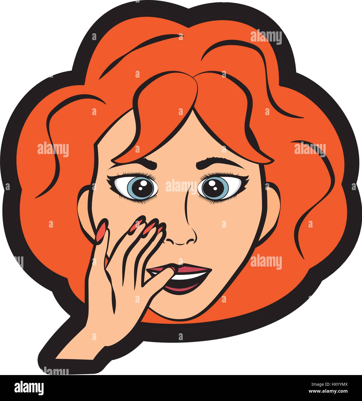 Femme gifle Banque d'images vectorielles - Alamy