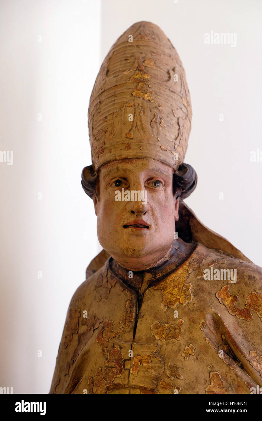 Saint Pape, deuxième moitié du 17ème siècle, exposé au Musée des Arts ...