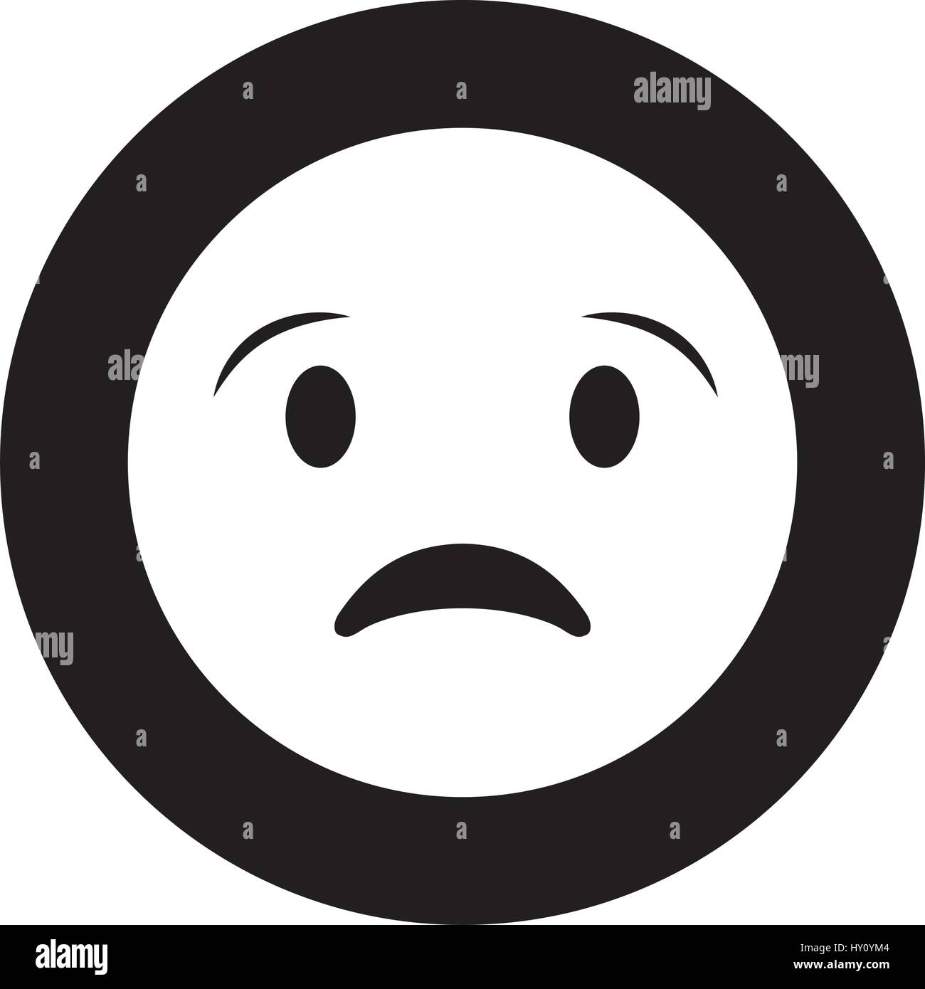 Visage de la bande dessinée vector icône isolé émoticône illustration ...