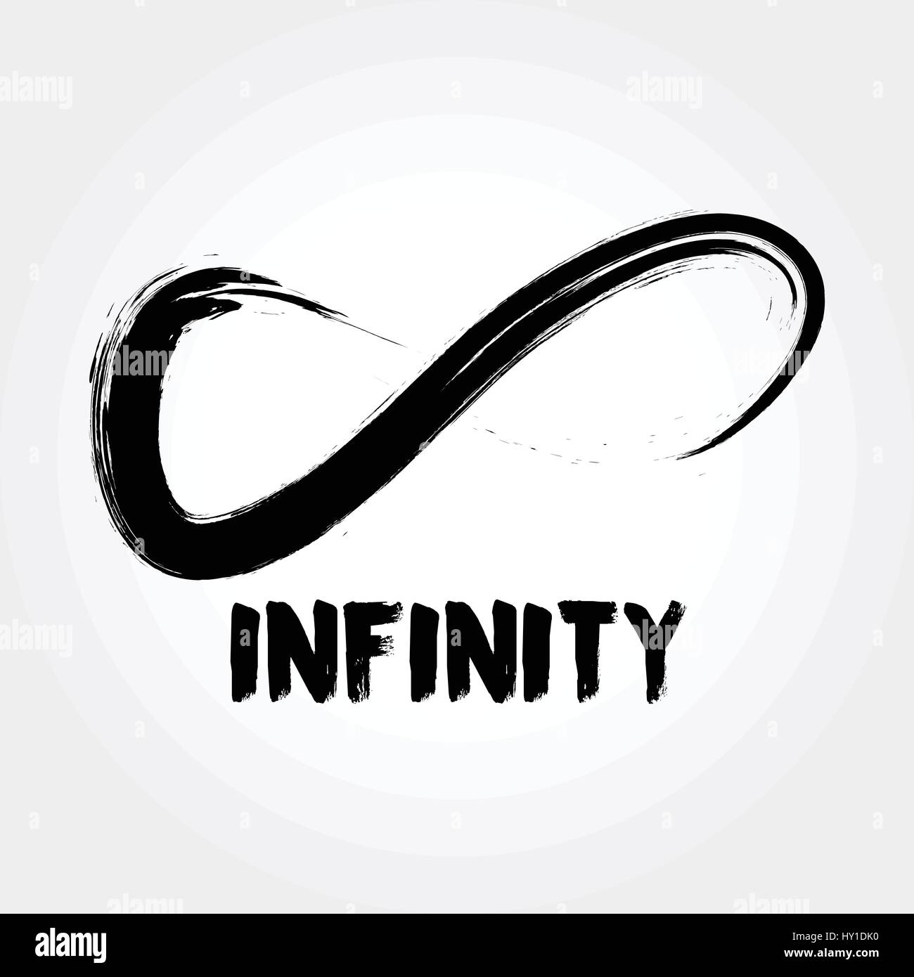 Infinity symbol sketch Banque d'images vectorielles - Alamy