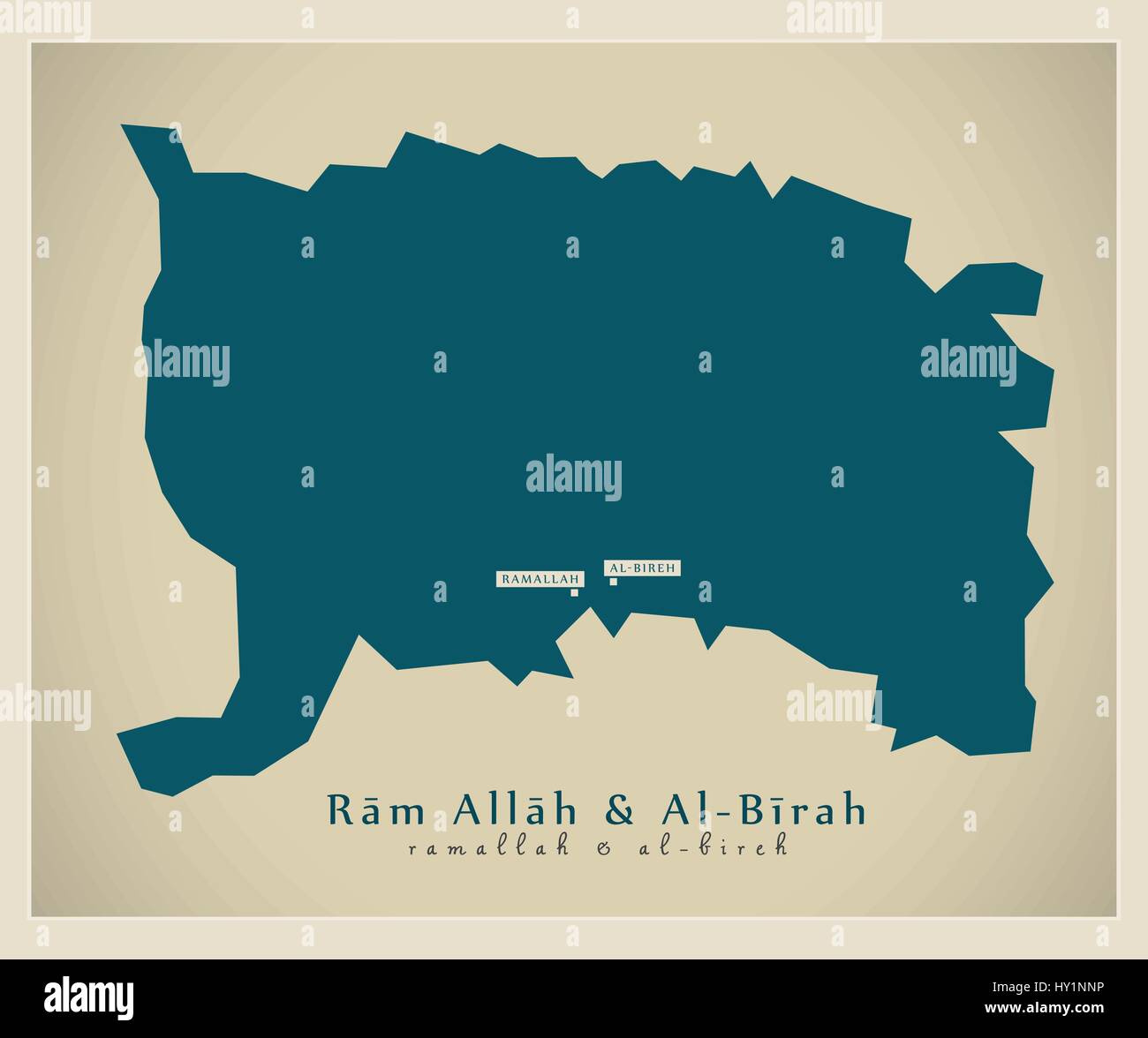 Ram allah Banque d'images vectorielles - Alamy