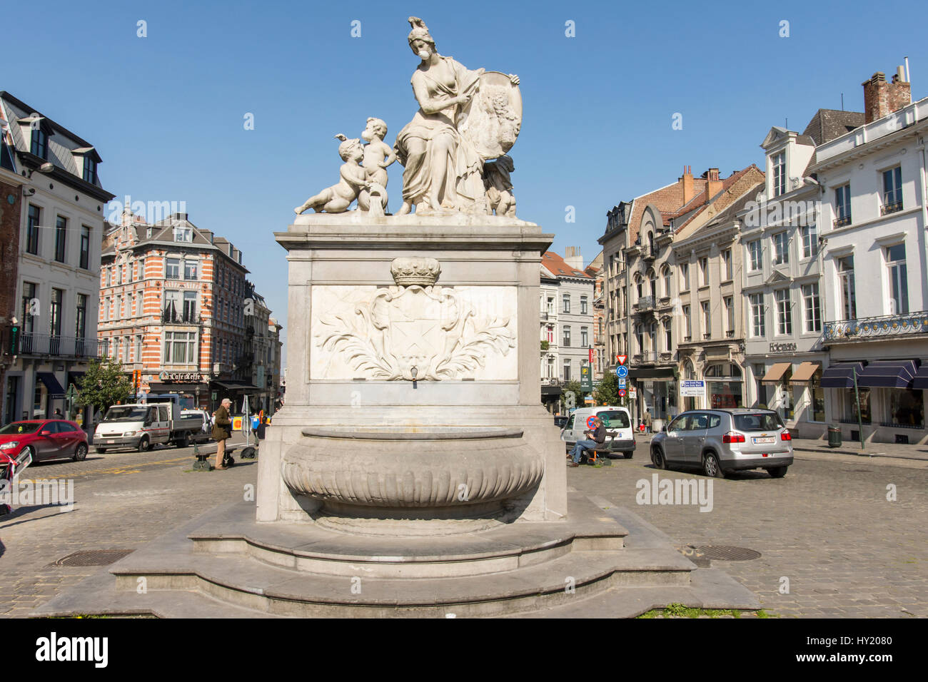 Place Du Grand Sablon Banque d'image et photos - Alamy