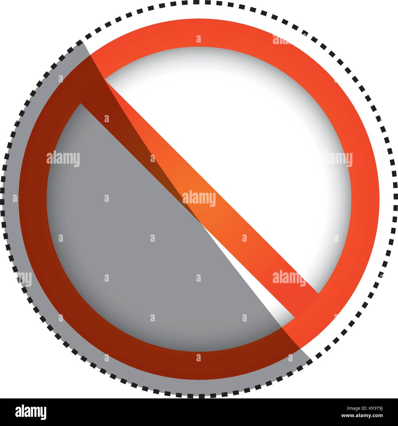 Croix signe interdit l'icône clipart illustration vectorielle Image ...