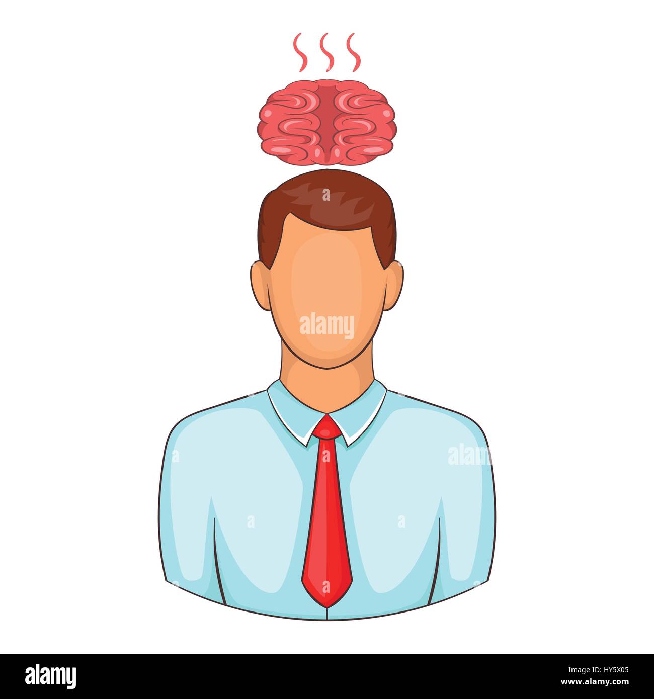Cerveau qui explose Banque d'images vectorielles - Alamy