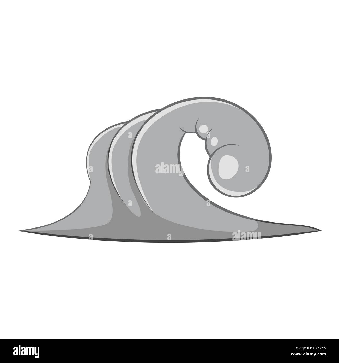 Big wave icon cartoon style Banque de photographies et d’images à haute ...