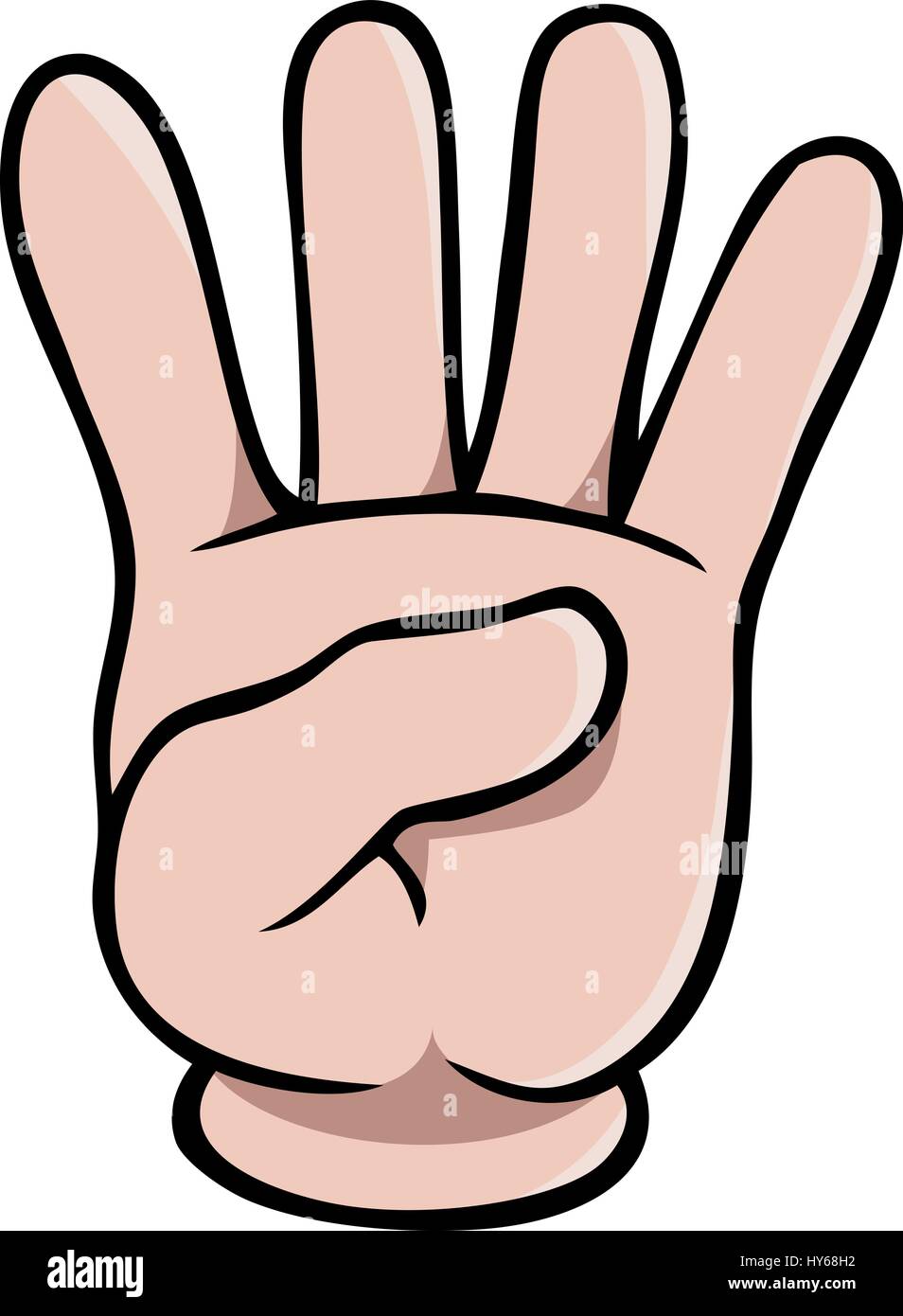 Doigts De La Main Banque d'images vectorielles - Alamy