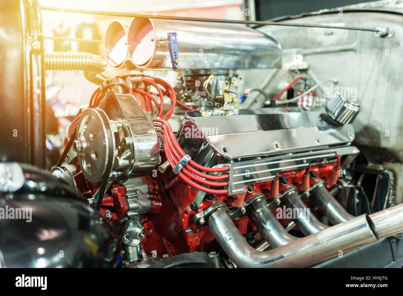 Moteur de hot rod Banque de photographies et d’images à haute ...