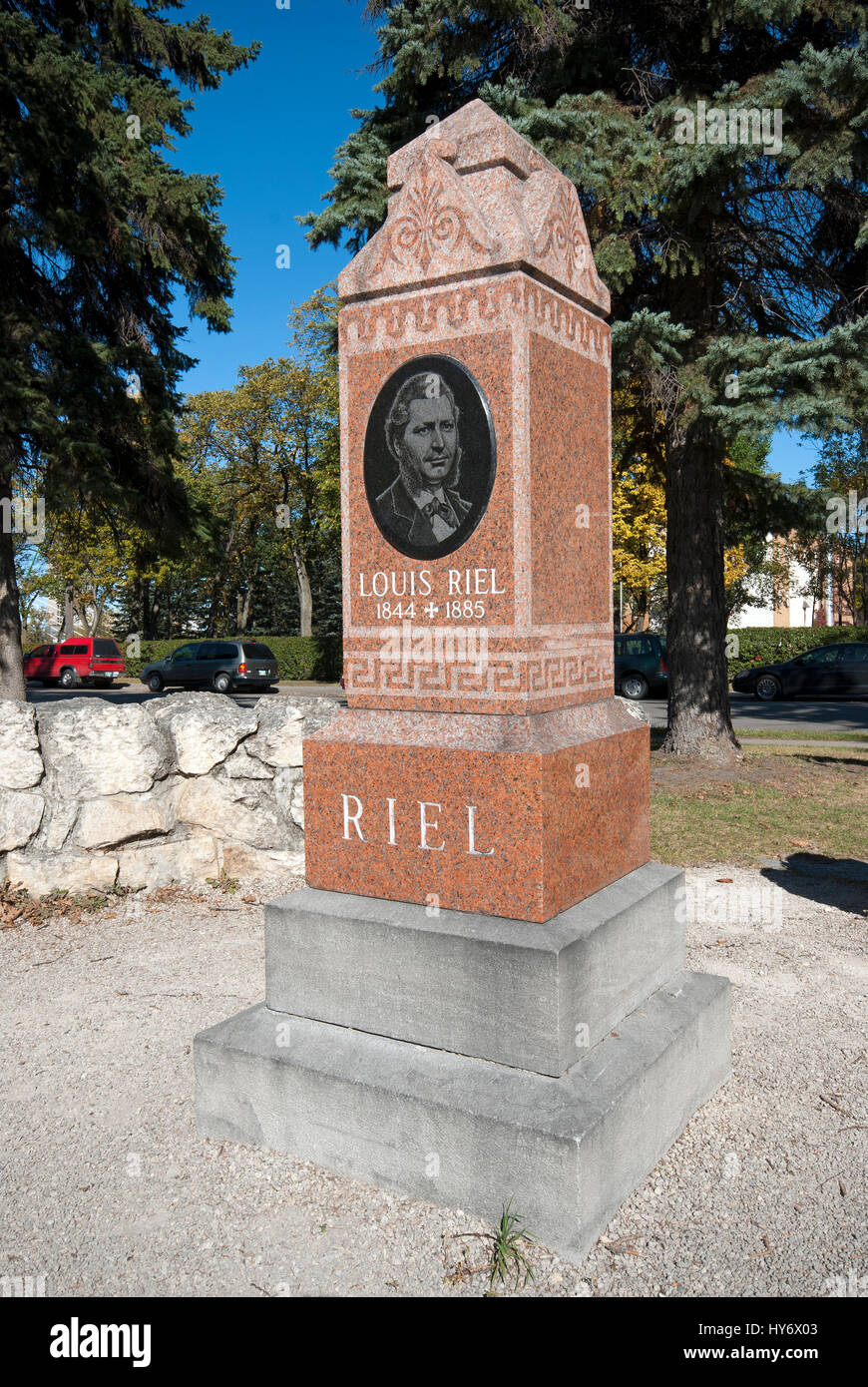 Tombe de louis riel Banque de photographies et d’images à haute ...