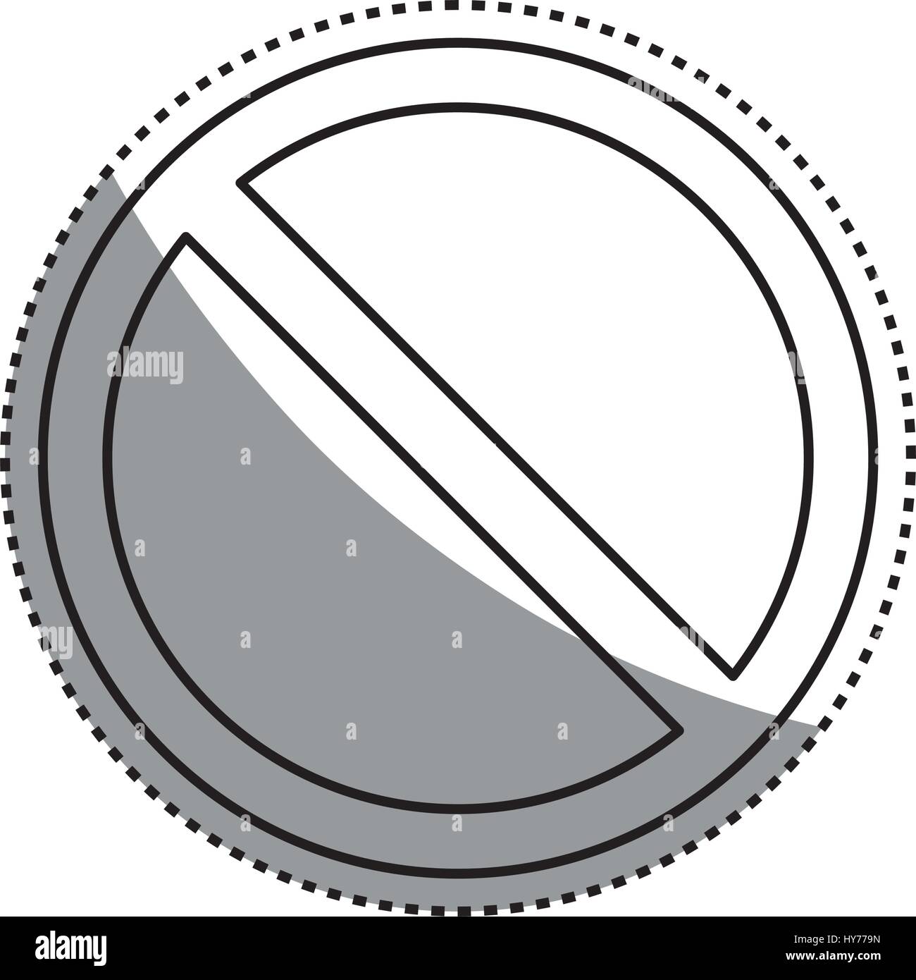 Croix signe interdit l'icône clipart illustration vectorielle Image ...