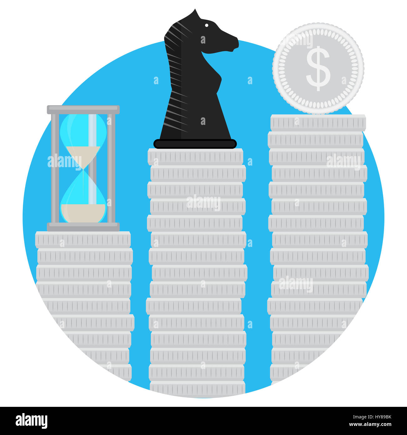 Étape financière stratégique. Organisation sans but lucratif, graphique ...
