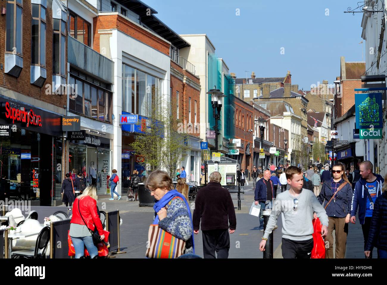 Windsor town Banque de photographies et d’images à haute résolution - Alamy