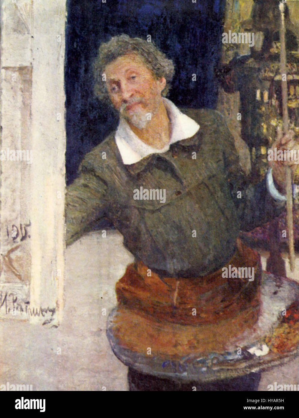 Artist ilya repin painting portrait Banque de photographies et d’images ...