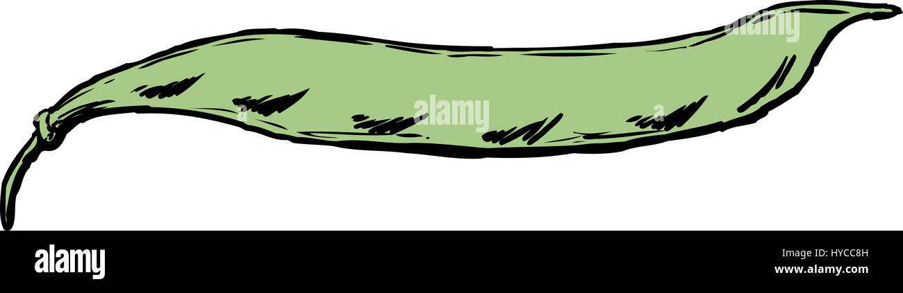 Haricots vert cartoon Banque de photographies et d’images à haute ...