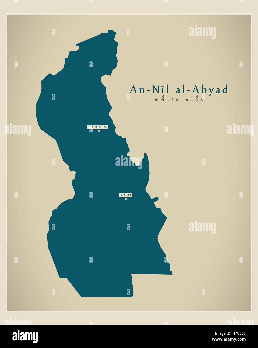 Nil map Banque de photographies et d’images à haute résolution - Alamy