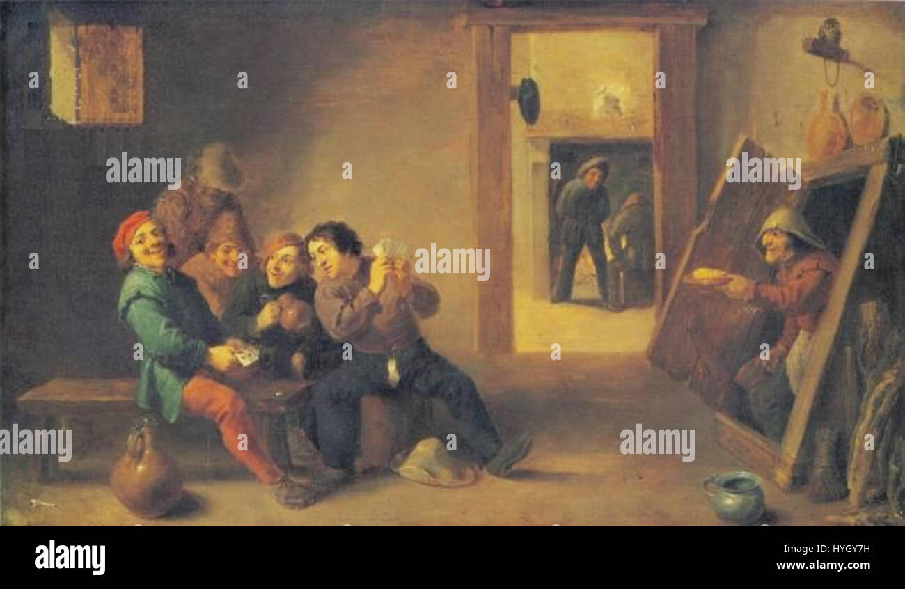 David teniers younger card players Banque de photographies et d’images ...