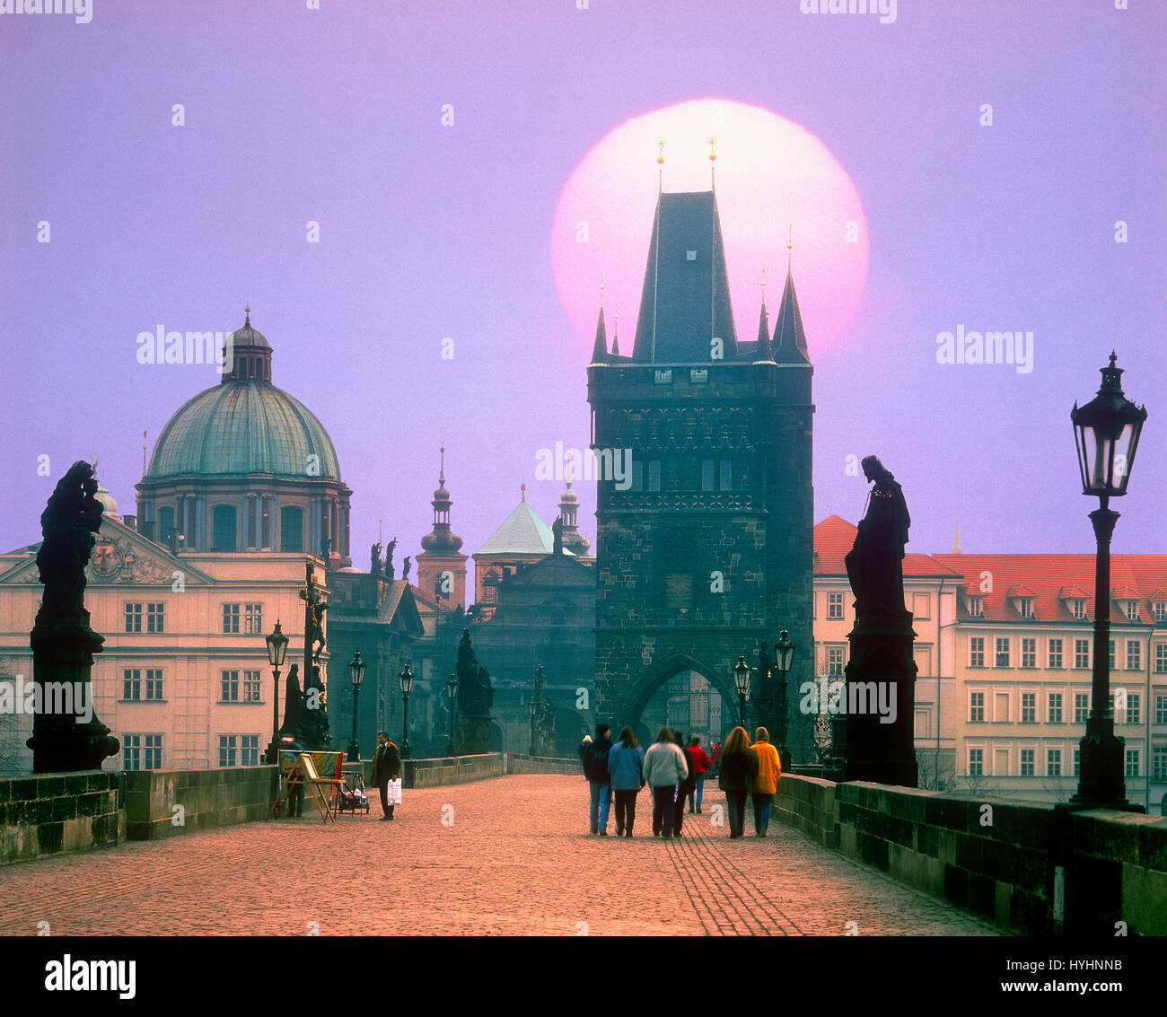 Statues Charles Bridge Banque d'image et photos - Alamy