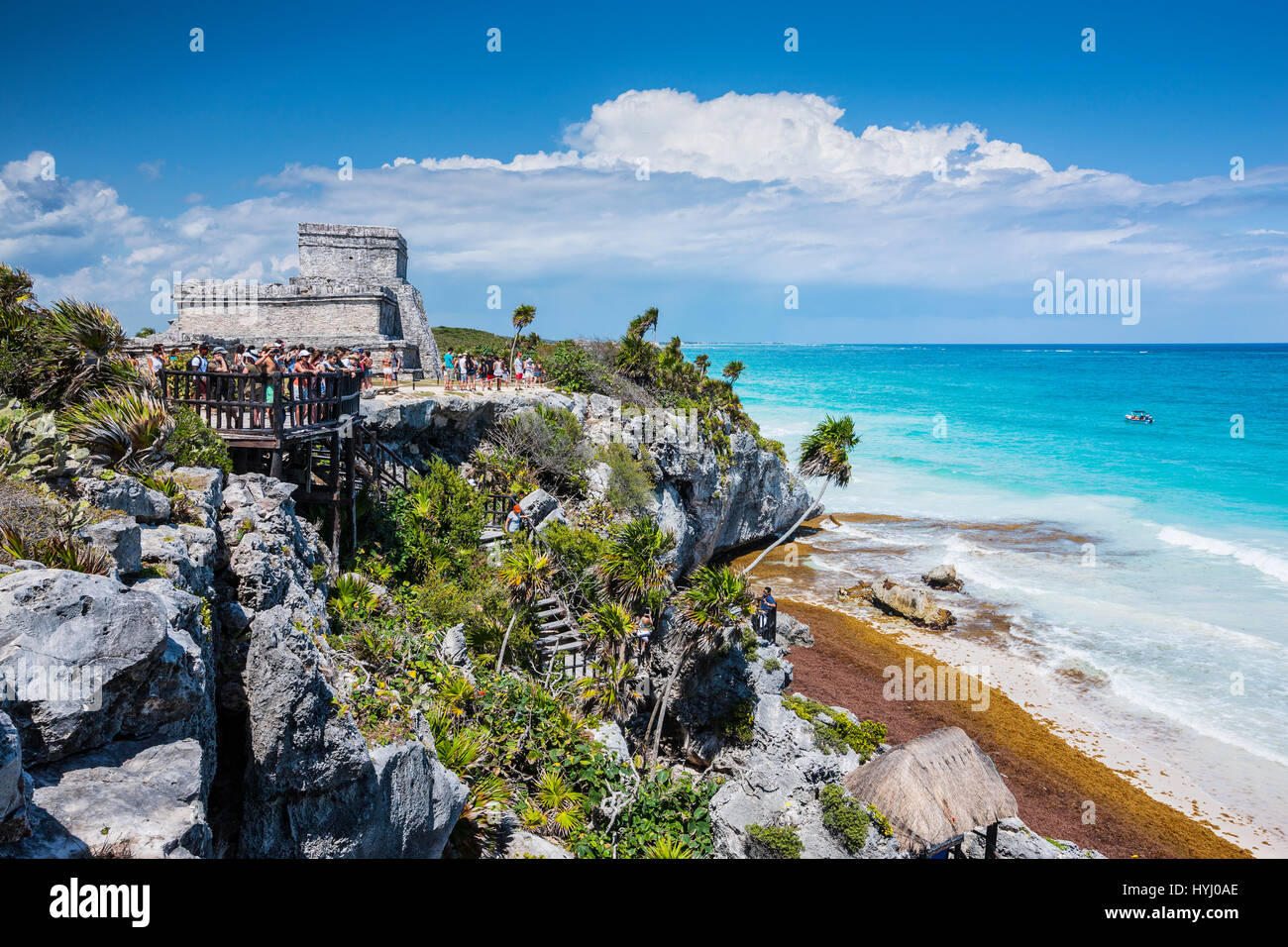 Ruinas mayas en tulum mexico Banque de photographies et d’images à ...