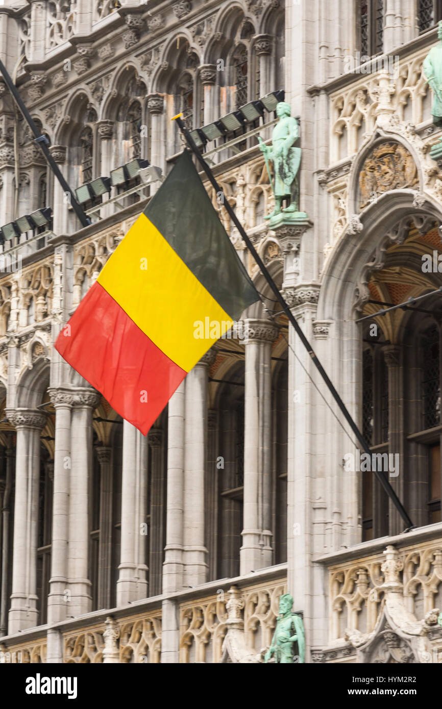 Drapeau belge bruxelles belgique Banque de photographies et d’images à ...