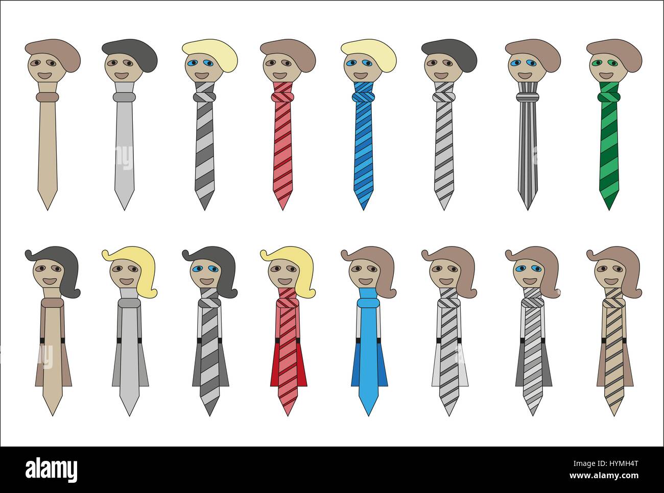 Les fonctionnaires font Banque d'images vectorielles - Alamy