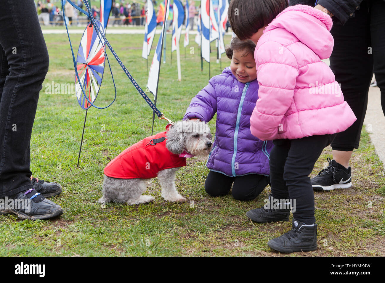 Chien et enfants Banque de photographies et d’images à haute résolution ...