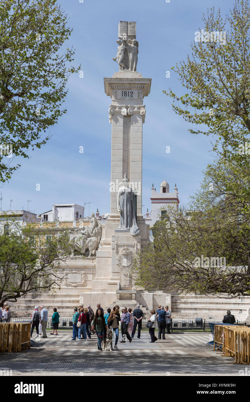 Monument 1812 constitution in cadiz Banque de photographies et d’images ...