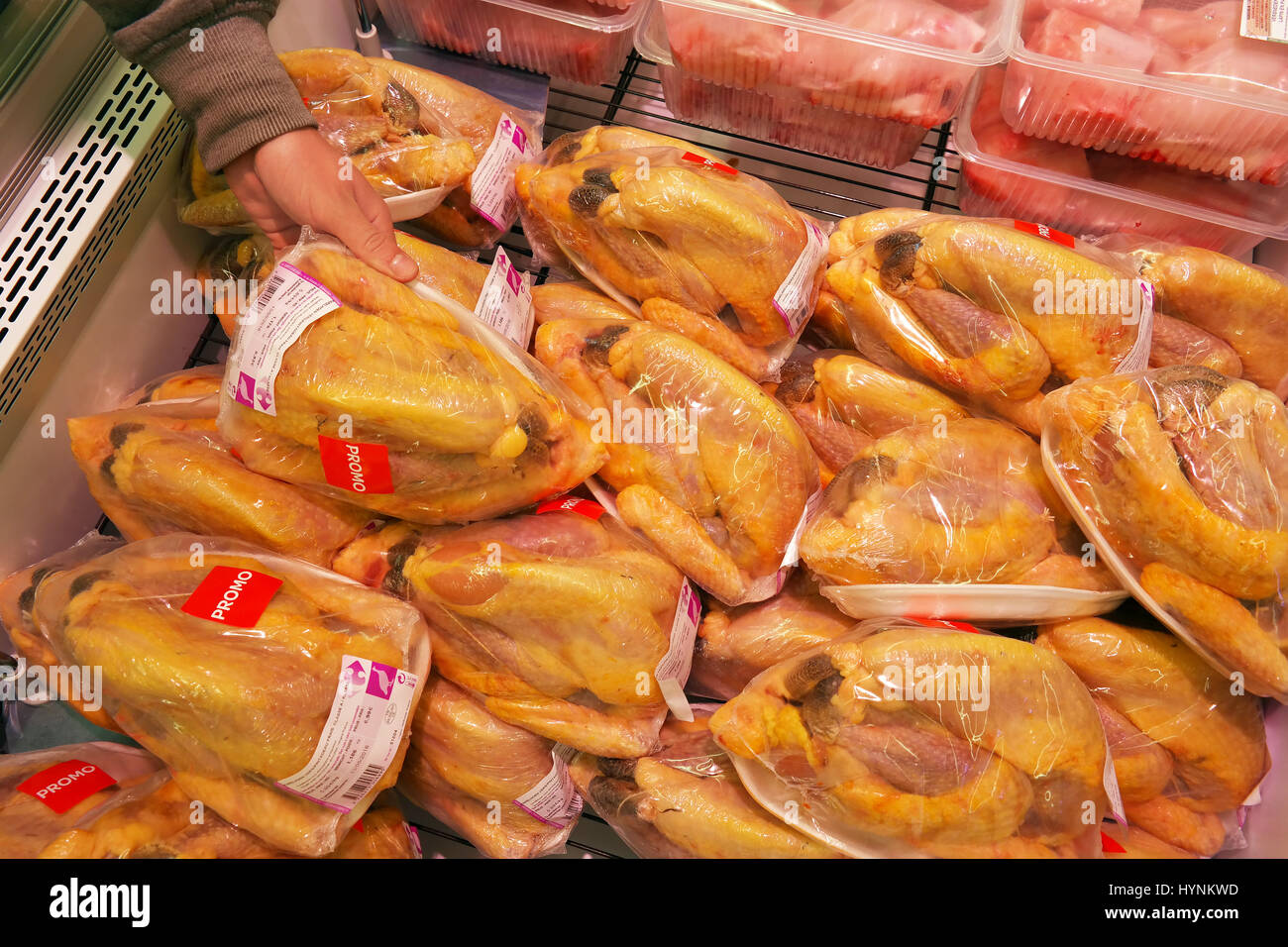 Poulet de supermarché Banque de photographies et d’images à haute ...