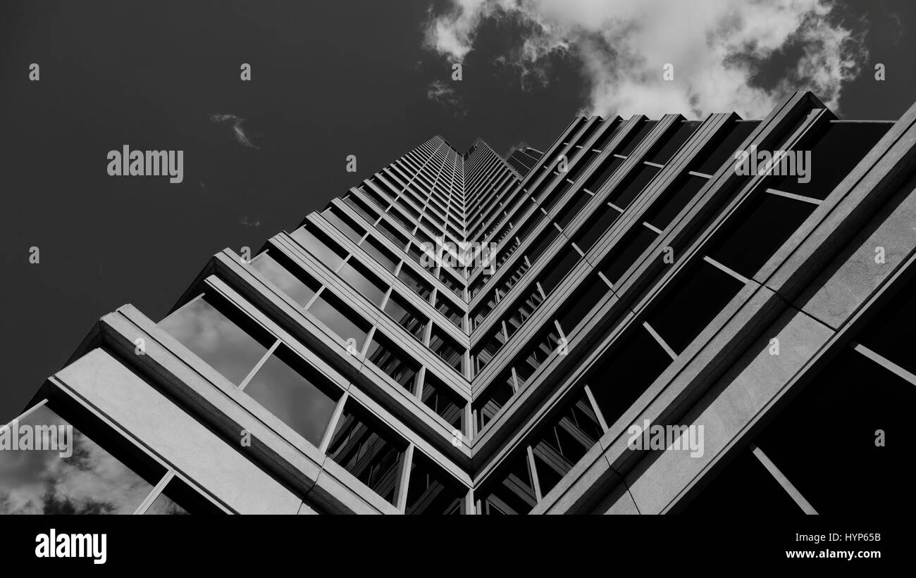 Axe optique en noir et blanc Photo Stock - Alamy