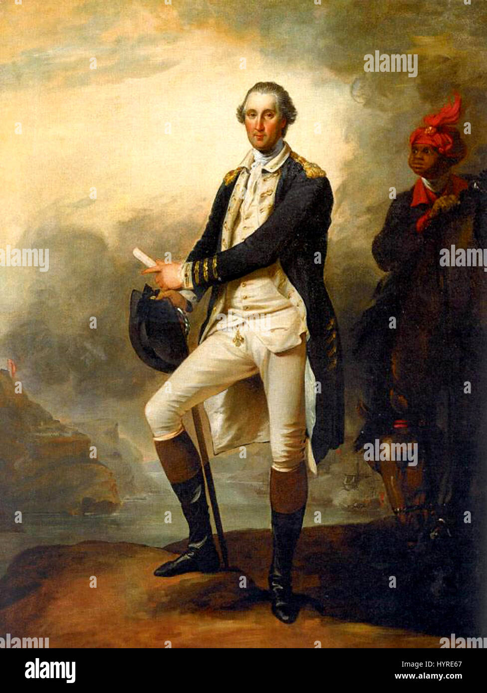 President george washington painting Banque de photographies et d ...