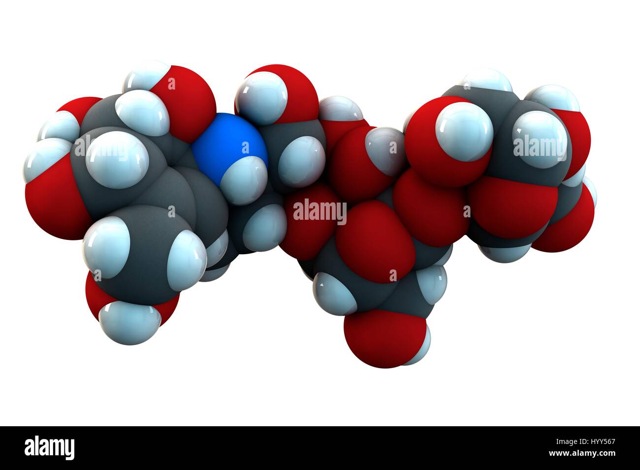 Structure chimique de l'amidon Banque de photographies et d’images à ...