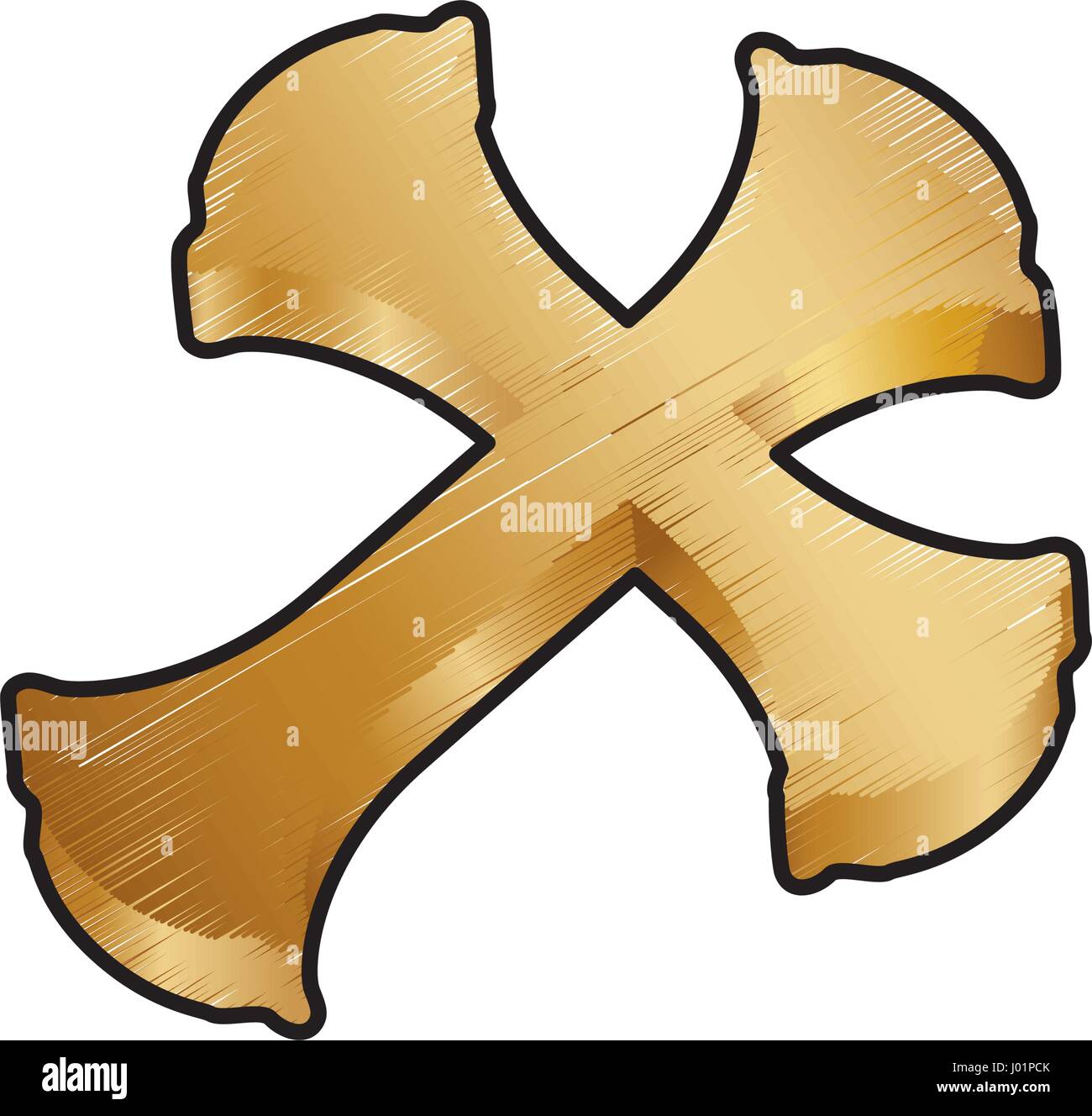 Icône symbole croix christianisme vector illustration graphic design ...