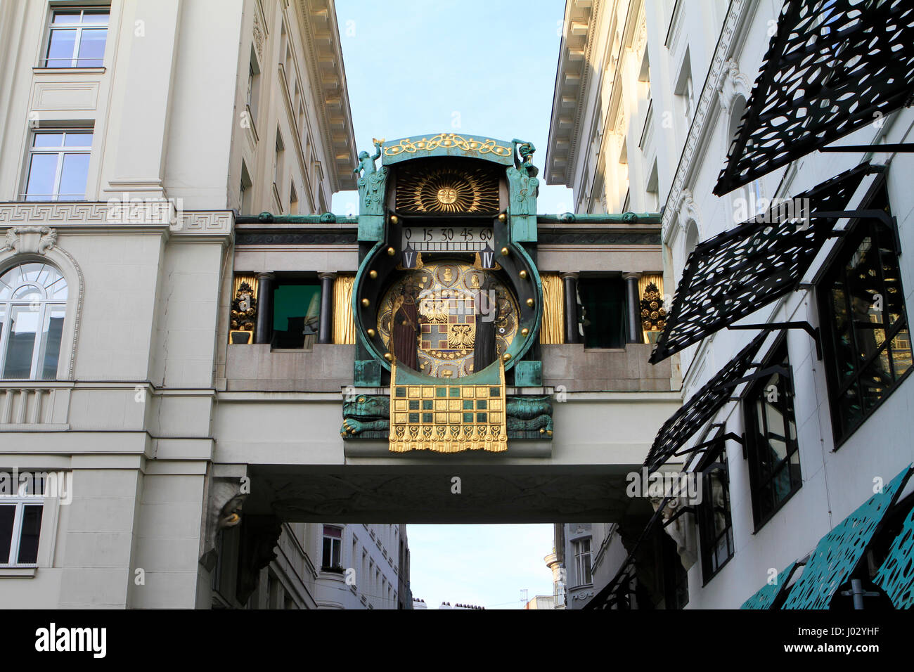 Ankeruhr Horloge De Vienne Banque d'image et photos - Alamy