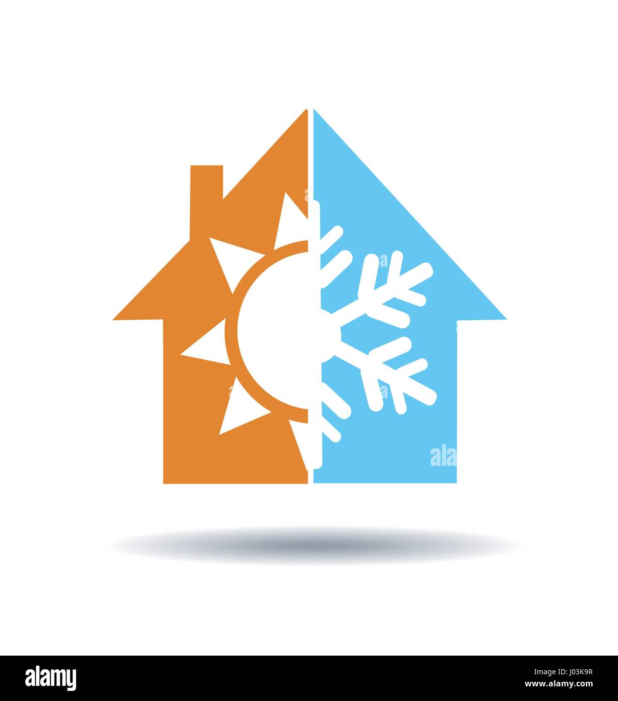 Symbole de la climatisation chaud et froid - EN Accueil Image ...