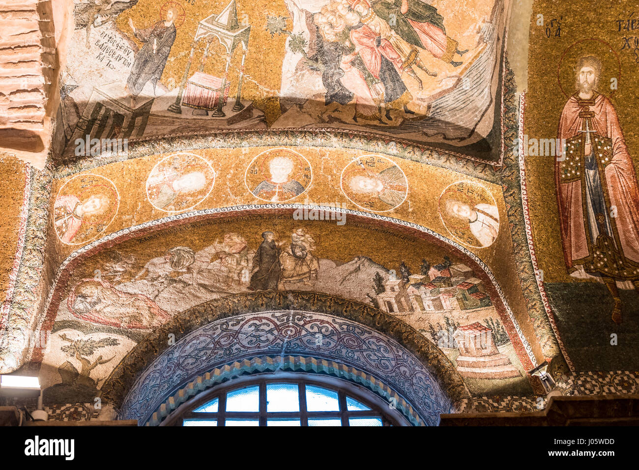 L'église du Saint Sauveur de Chora est une église grecque orthodoxe byzantin médiéval préservé ...