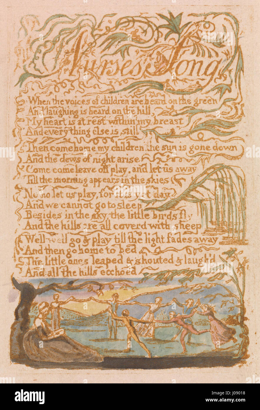 William blake songs innocence plate Banque de photographies et d’images ...