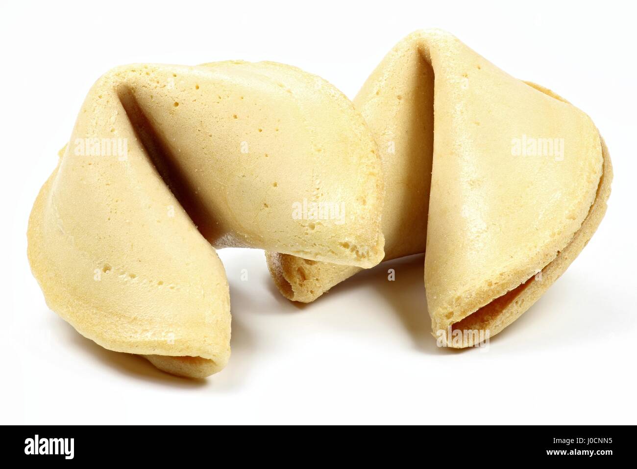 Biscuits de fortune sur blanc Banque de photographies et d’images à ...