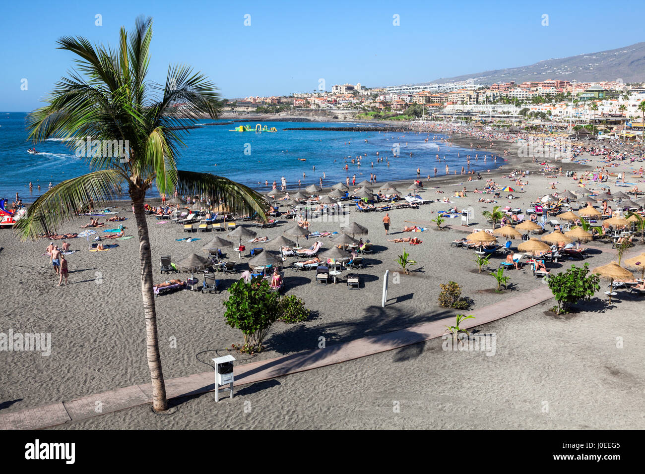 COSTA ADEJE, Tenerife, Canaries, Espagne, circa 2016-JAN : Playa ...
