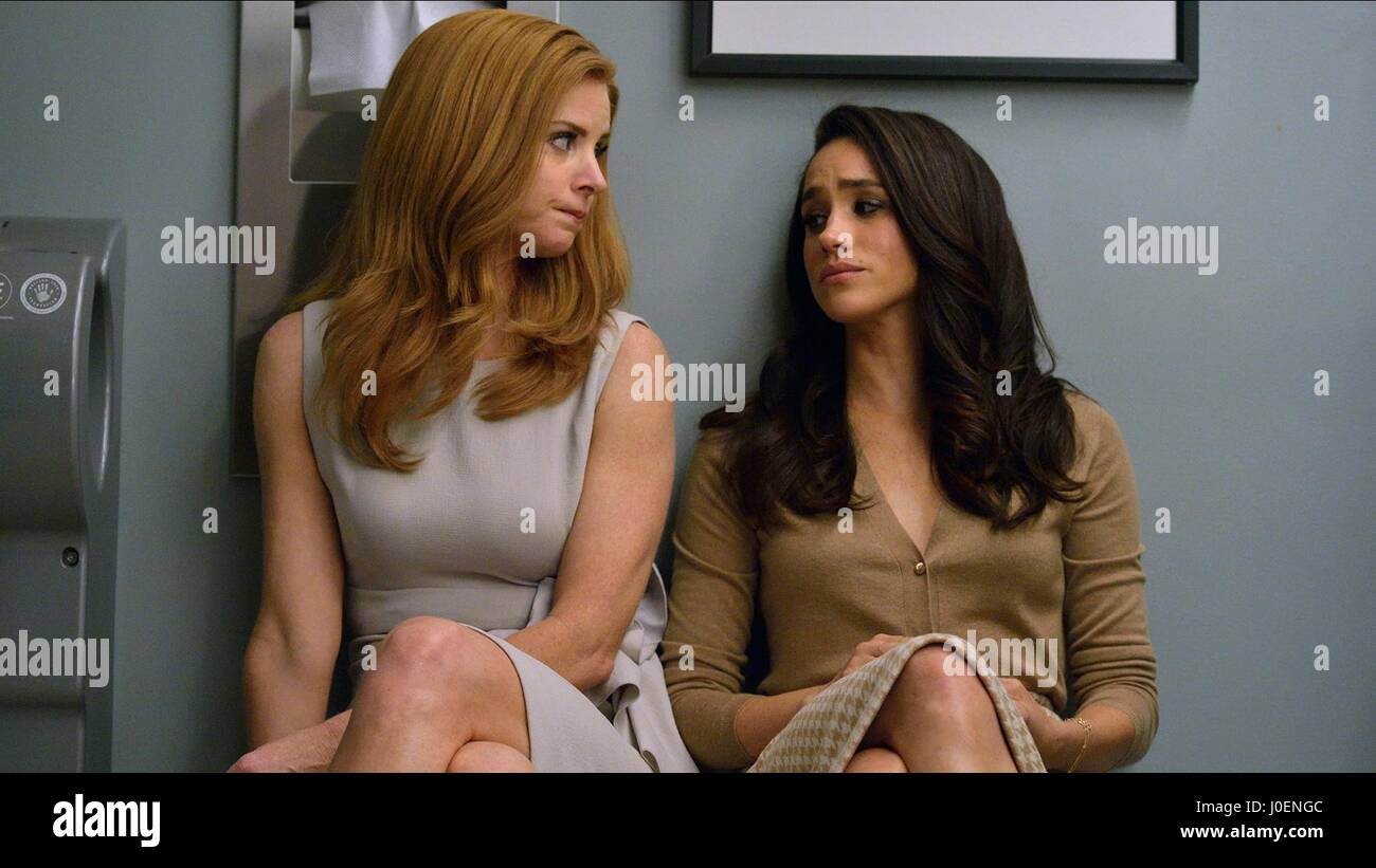 Meghan Markle And Sarah Rafferty Banque d'image et photos - Alamy