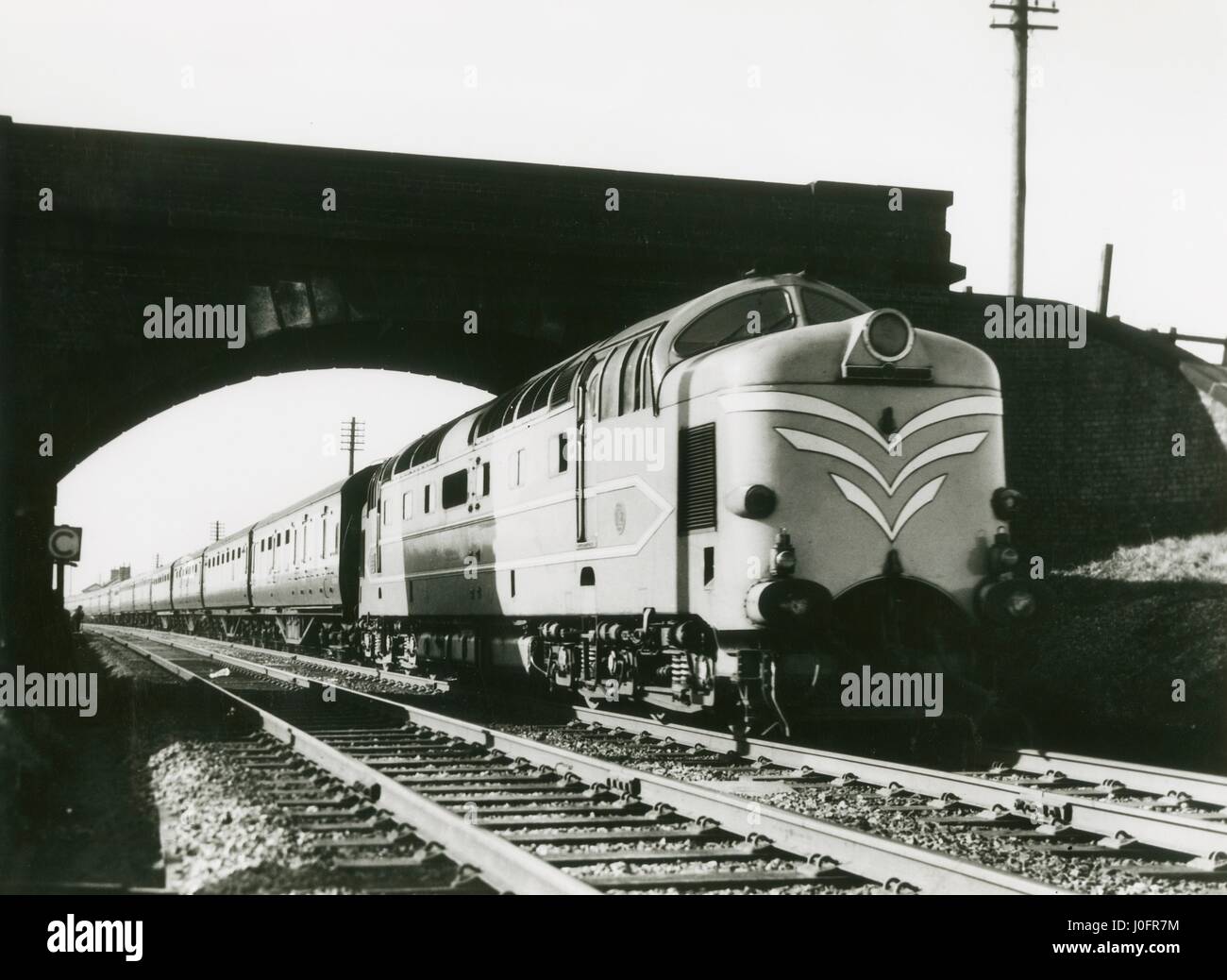 English Electric Prototype Deltic DP1 motorisé par deux moteurs diesel ...