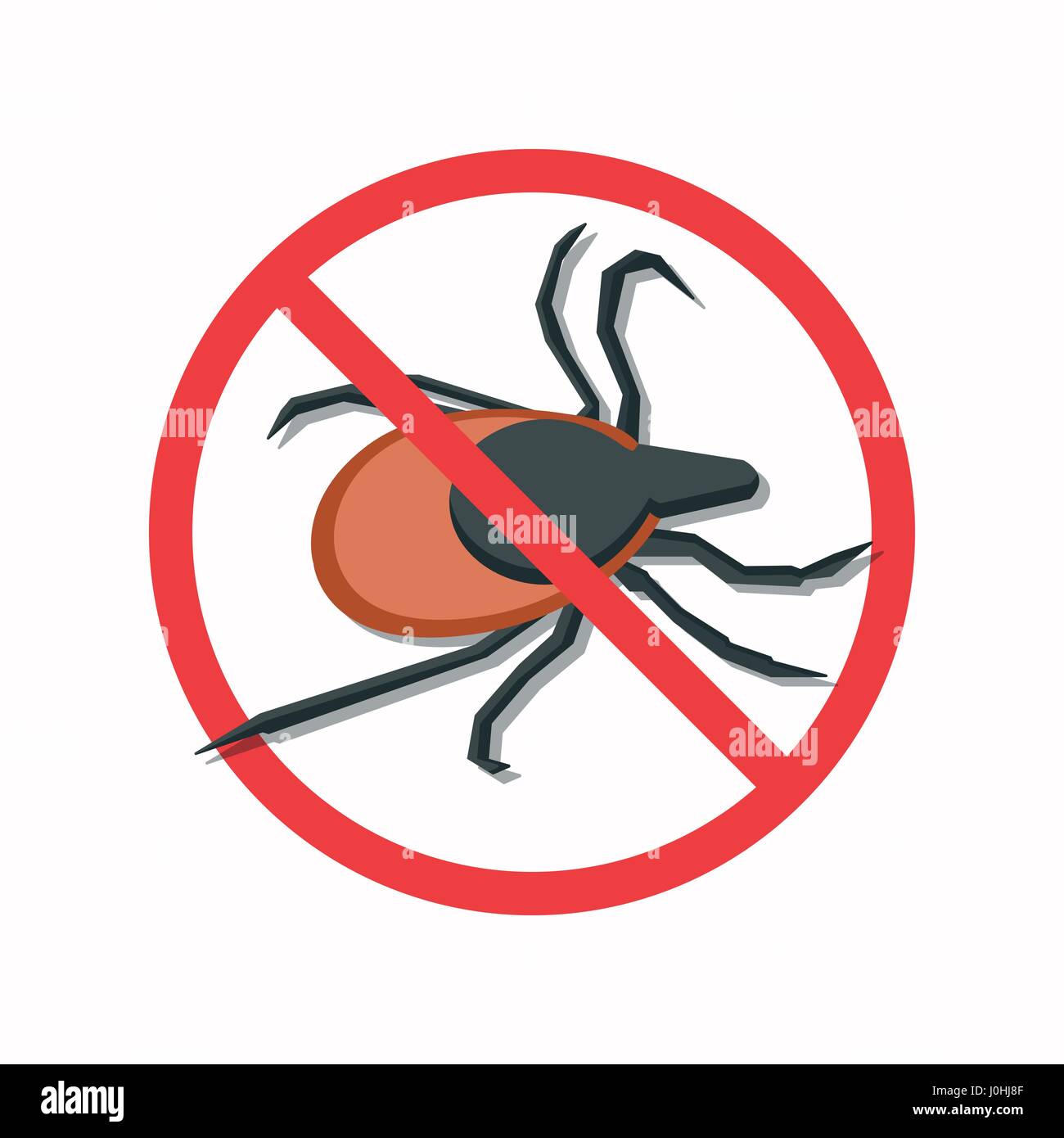 Acarien rouge Banque d'images vectorielles - Alamy