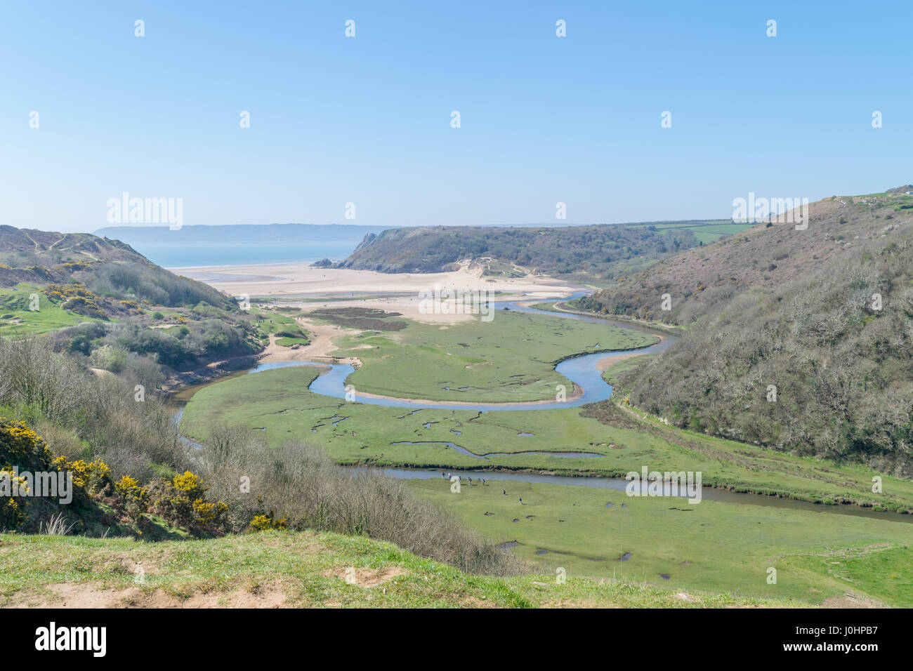 Ruines du château de pennard Banque de photographies et d’images à ...