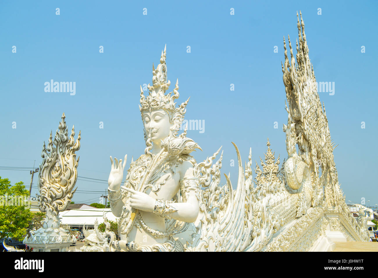 Chiang Rai, Thaïlande - 4 Avril, 2017 : Wat Rong Khun ou Temple blanc ...