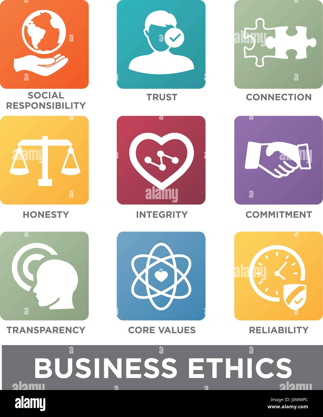 éthique icon Banque de photographies et d’images à haute résolution - Alamy