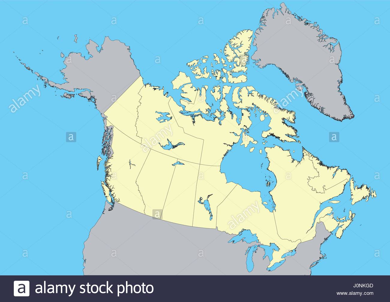 Map Outline Yukon Yukon Territory Photos & Map Outline Yukon Yukon ...