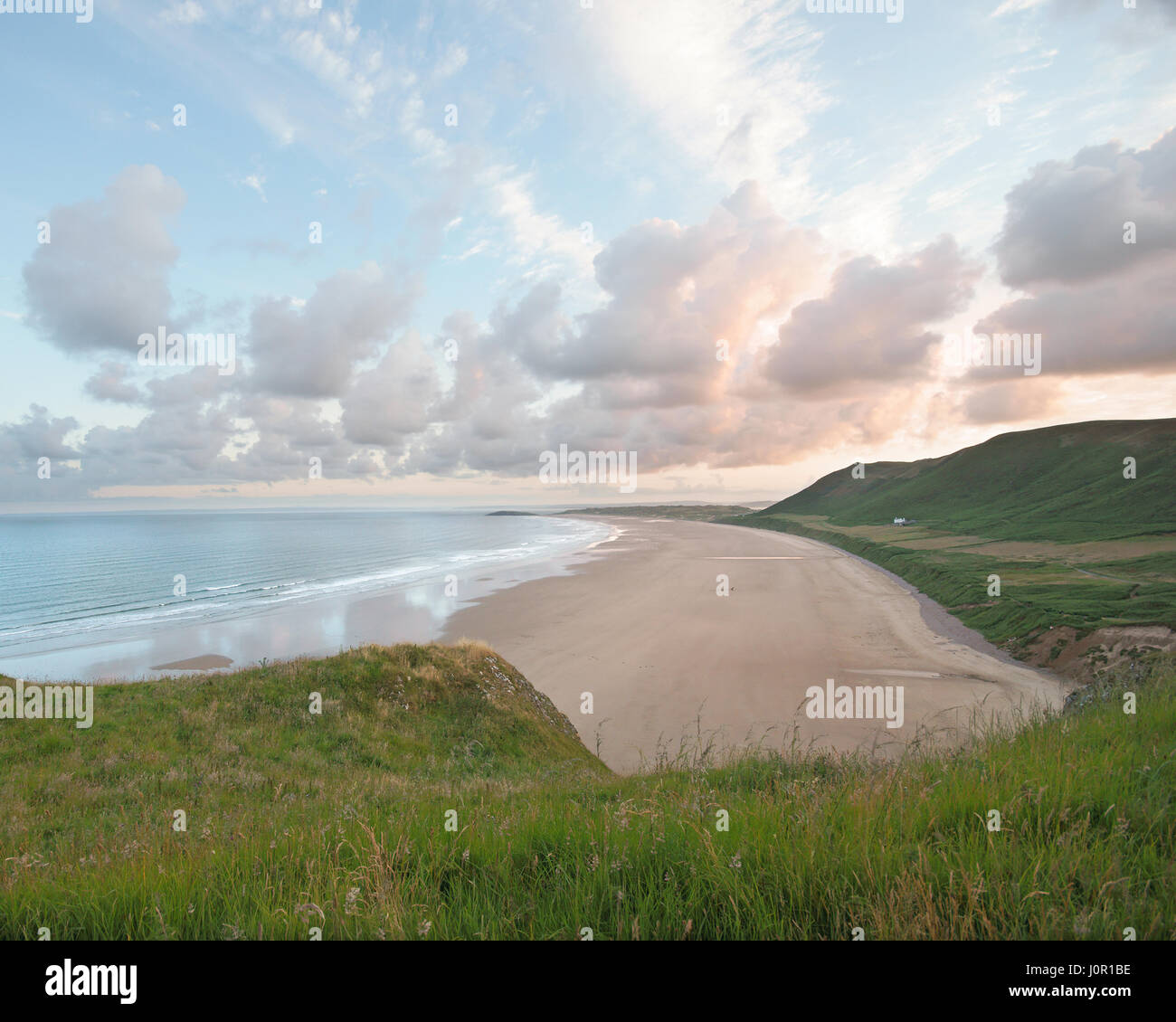 Rhossili plage Banque de photographies et d’images à haute résolution ...