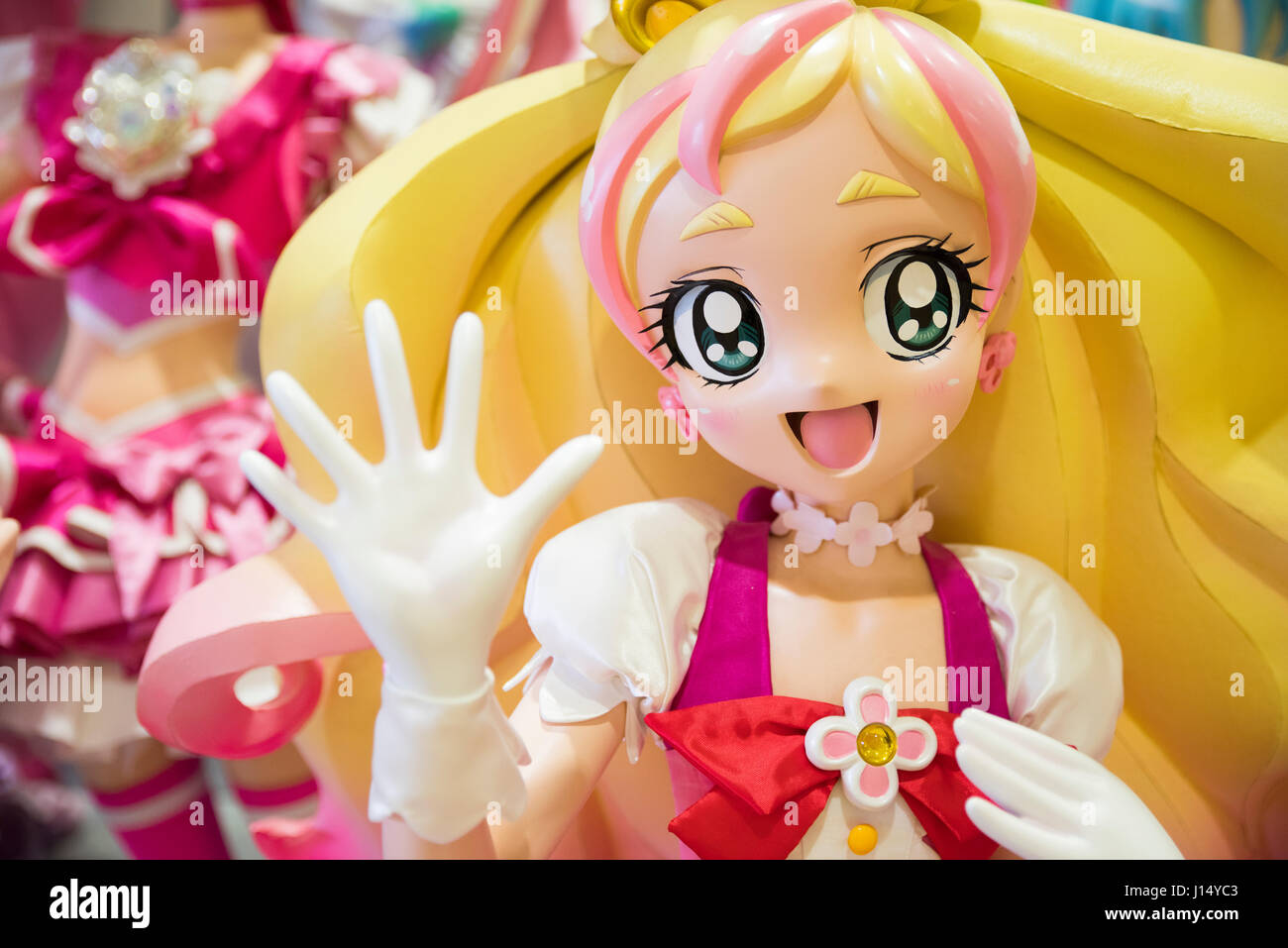 Glee aka PreCure anime caractères Japonais par Toei Toei au parc des ...
