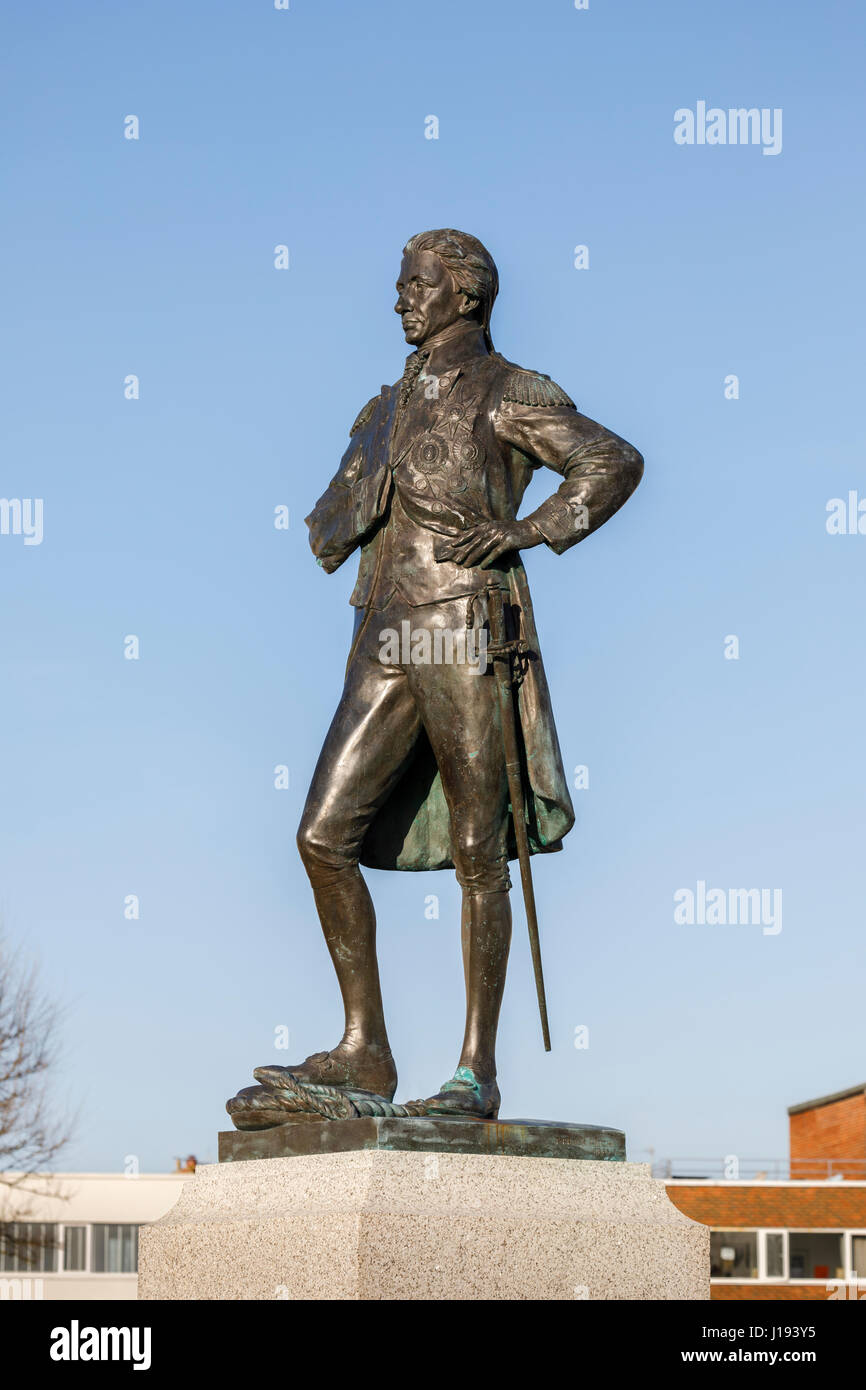 Statue amiral seigneur horatio nelson Banque de photographies et d ...