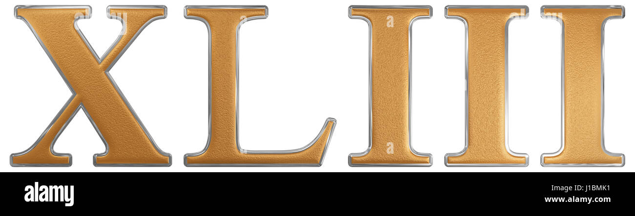 Tres et quadraginta Banque de photographies et d’images à haute ...