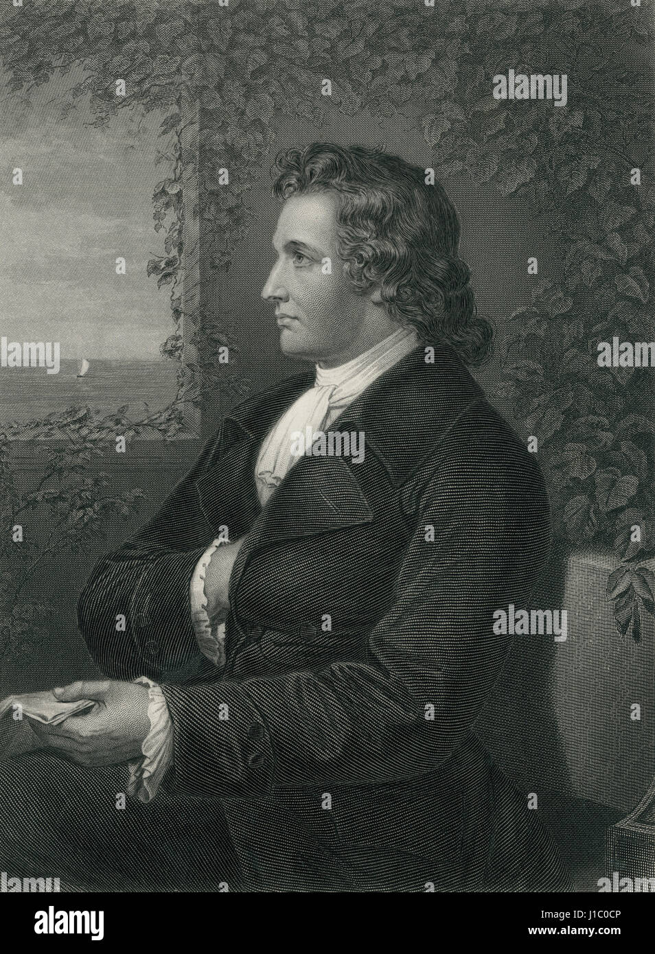 Johann Wolfgang Von Goethe Portrait Banque d'image et photos - Alamy