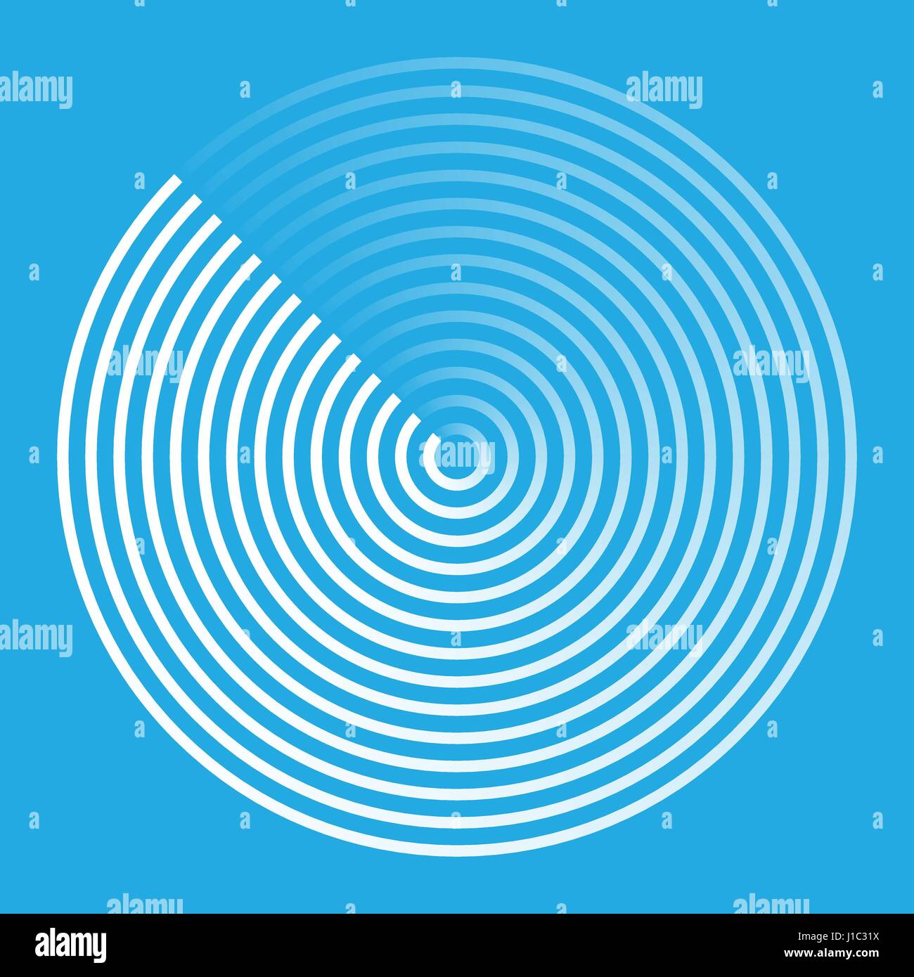 Weather radar logo Banque d'images vectorielles - Alamy