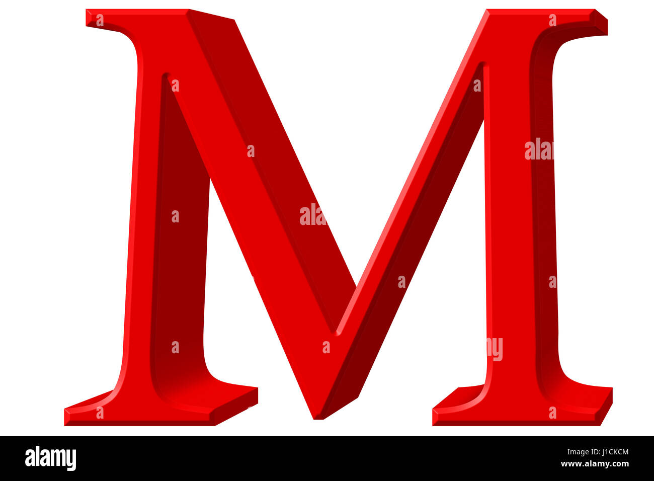 Lettre majuscule m Banque de photographies et d’images à haute ...